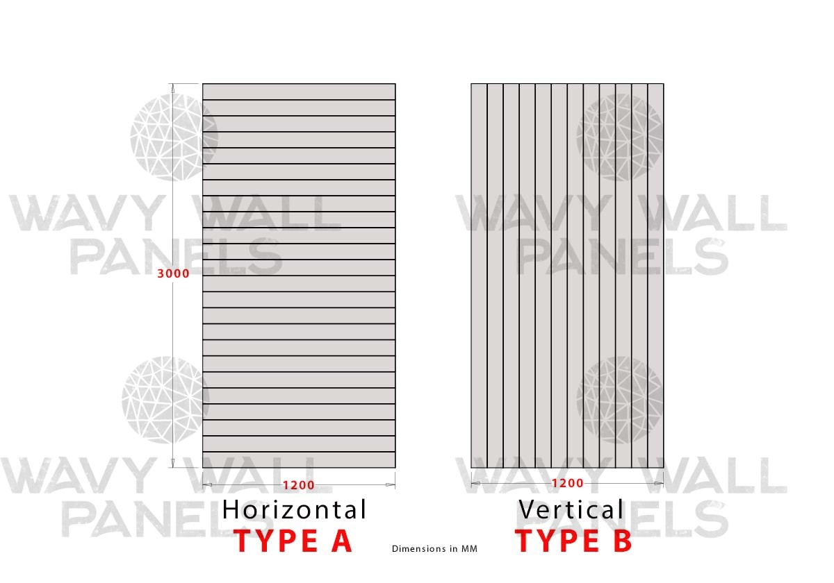 Small V-Grooved MDF Wall Panel